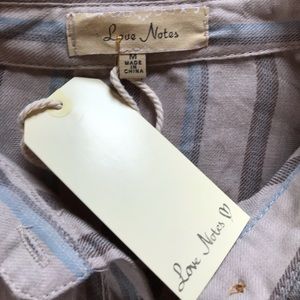 Love Notes | Tops | Nwt Love Notes Cute Crop Top Buttoned Shirt | Poshmark